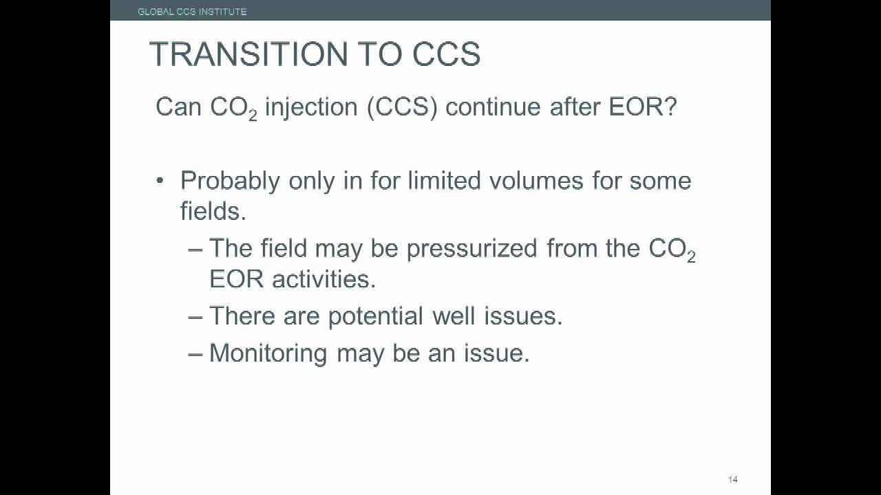 CO2 EOR and the transition to carbon storage - Webinar - YouTube