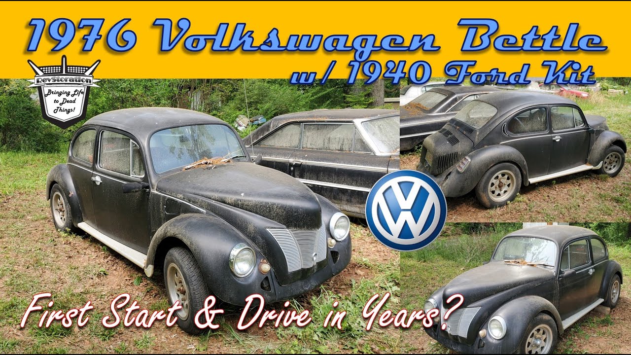 First Start and Drive in Years? 1976 Volkswagen Beetle w/ 40 Ford Kit ...