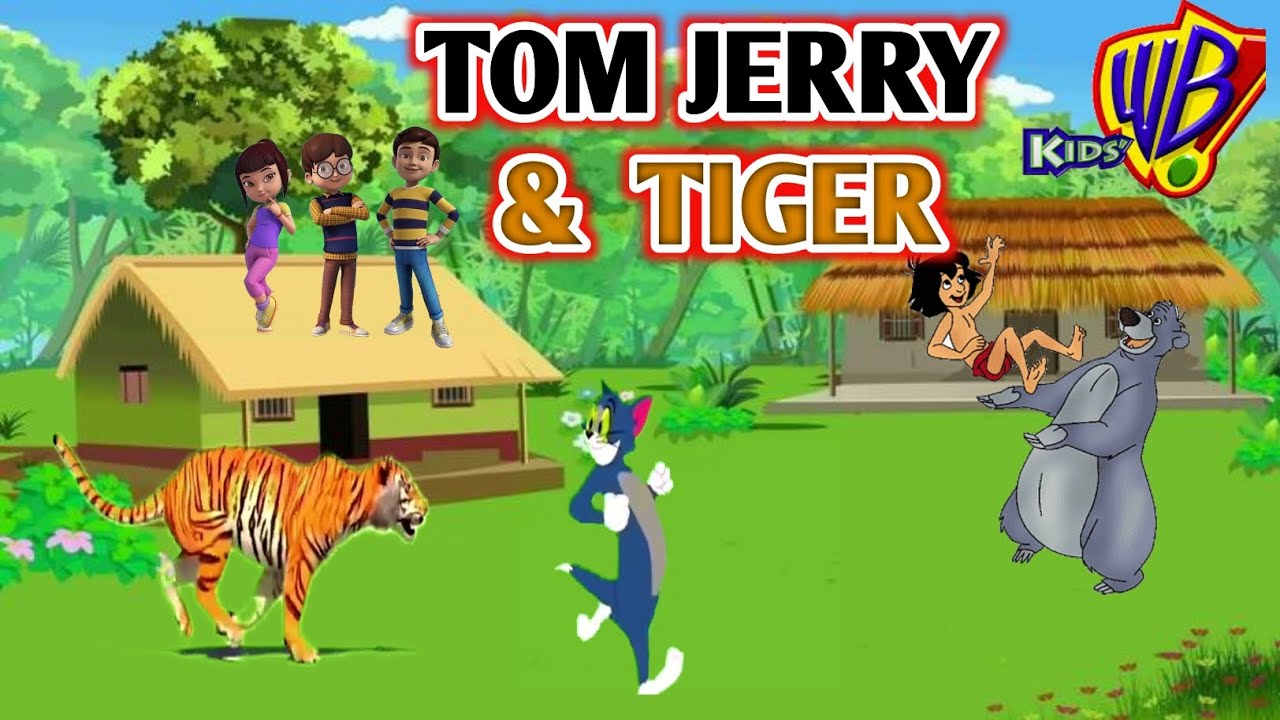 TOM chase by Tiger | TOM & JERRY SPECIAL EPISODE | Rudra saves Tom - YouTube