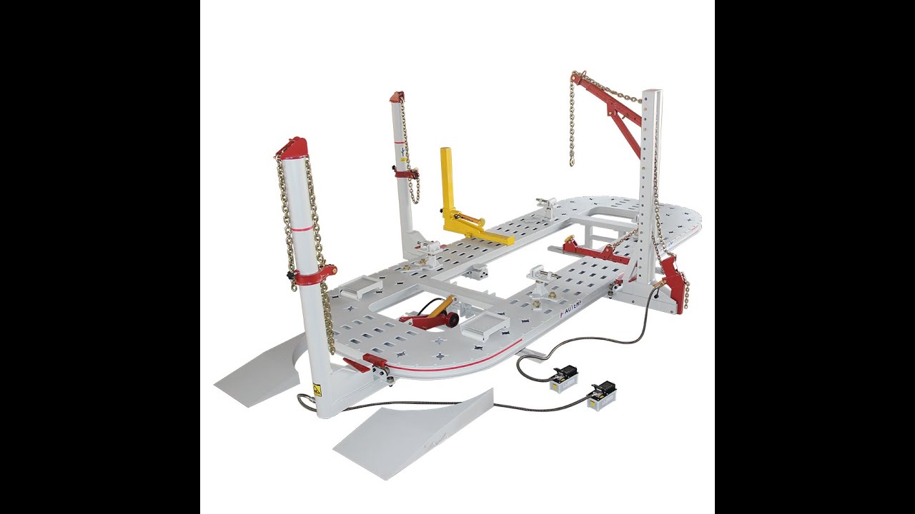 TFAUTENF auto body frame machine/car bench/chassis straightener - YouTube