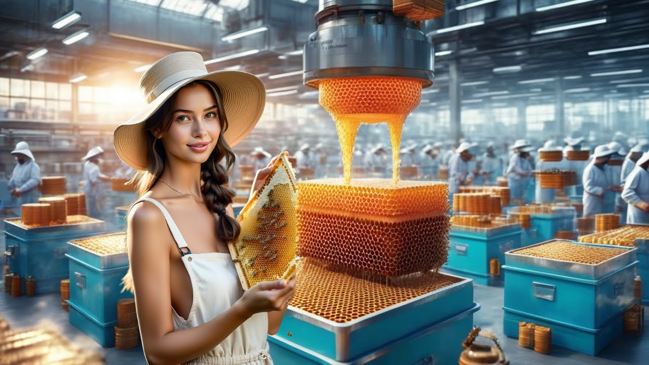 How Honey is Made In Factory - Honey Factory Process | Agricultural ...