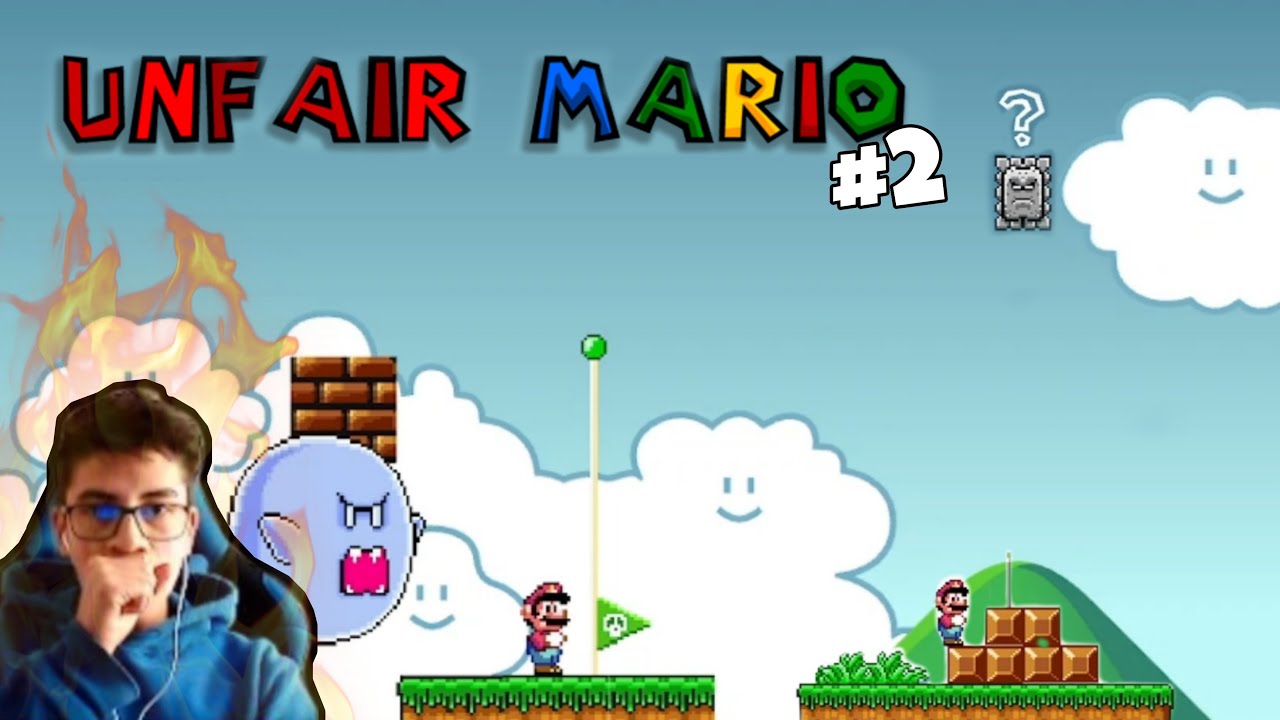 Unfair Mario #2 | No puedo más... Acabaré lanzando mi PC por la ventana ...