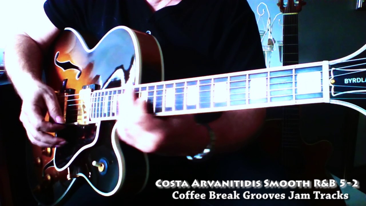 Costa Arvanitidis jamming with Coffee Break Grooves backing tracks ...