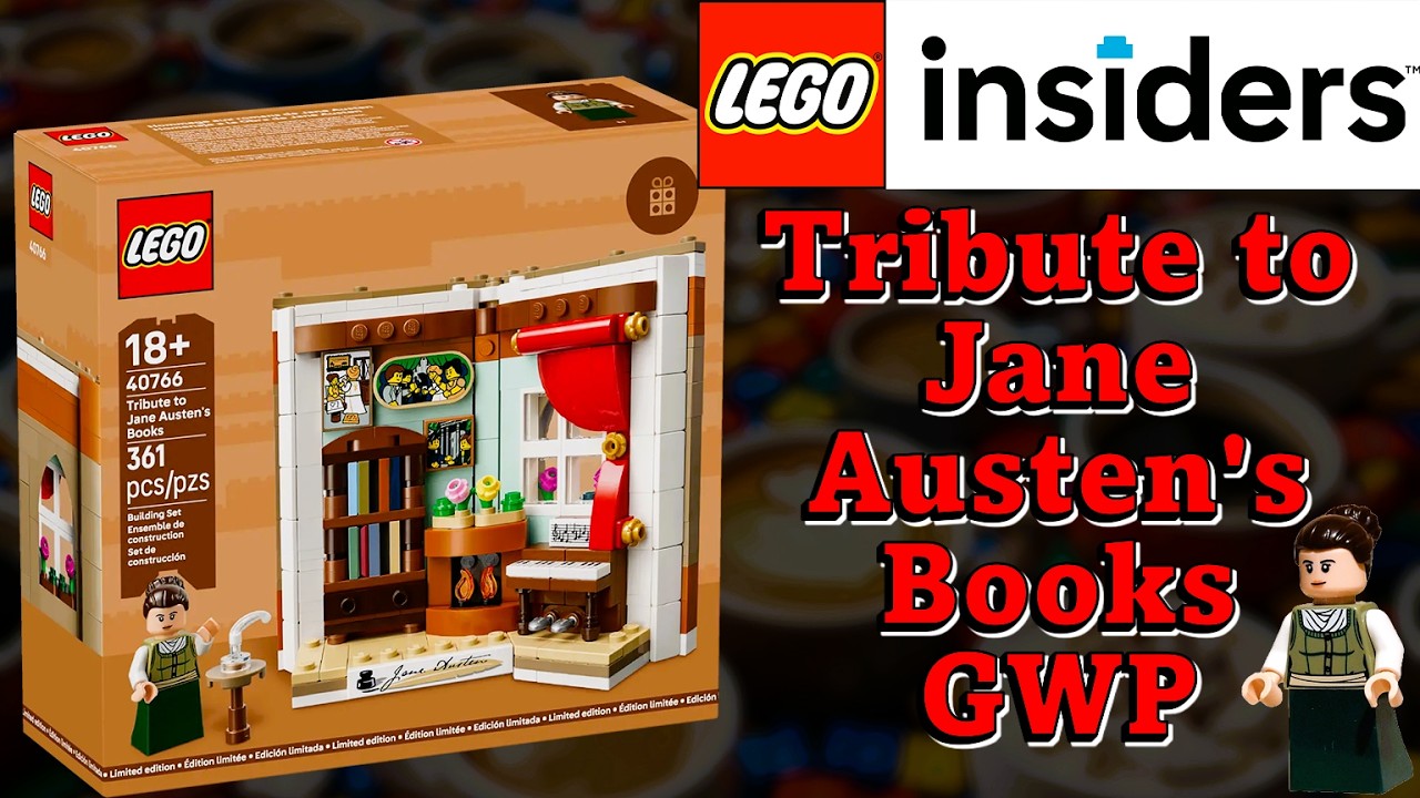LEGO Tribute to Jane Austen's Books GWP - LEGO Speed Build 457 - YouTube