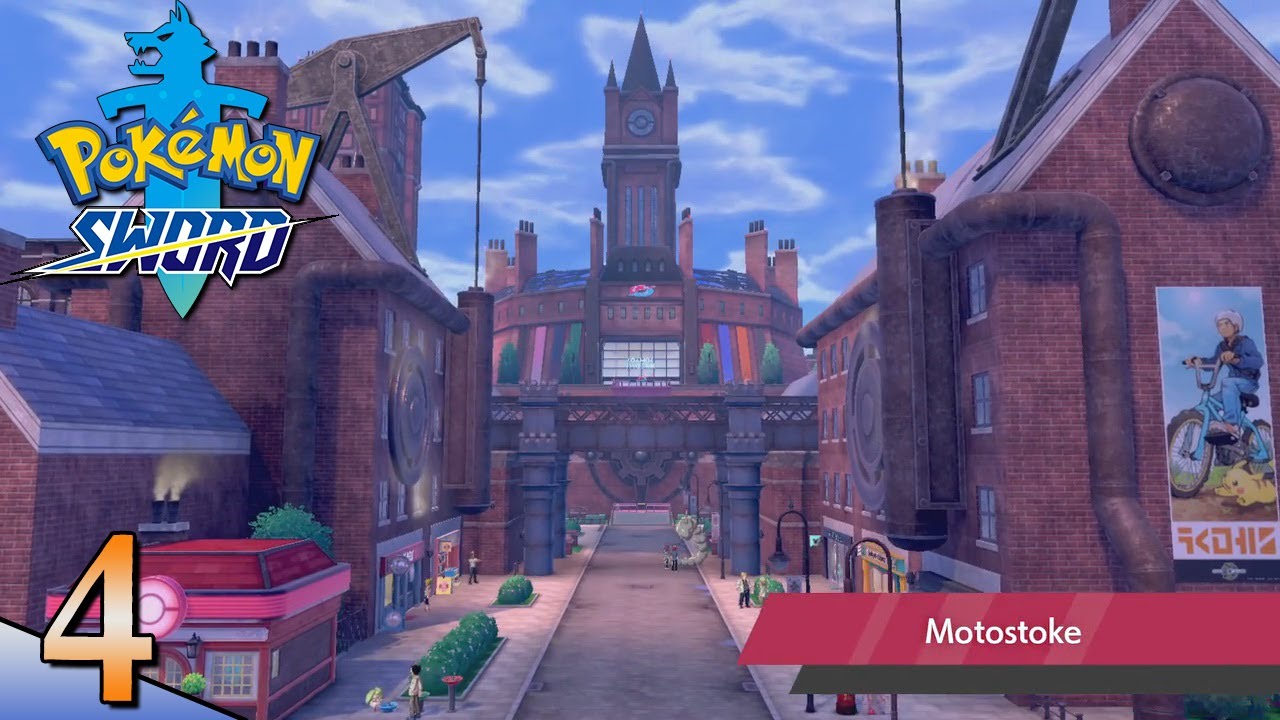 Arriving at Motostoke - Pokemon Sword Ep. 4 - YouTube