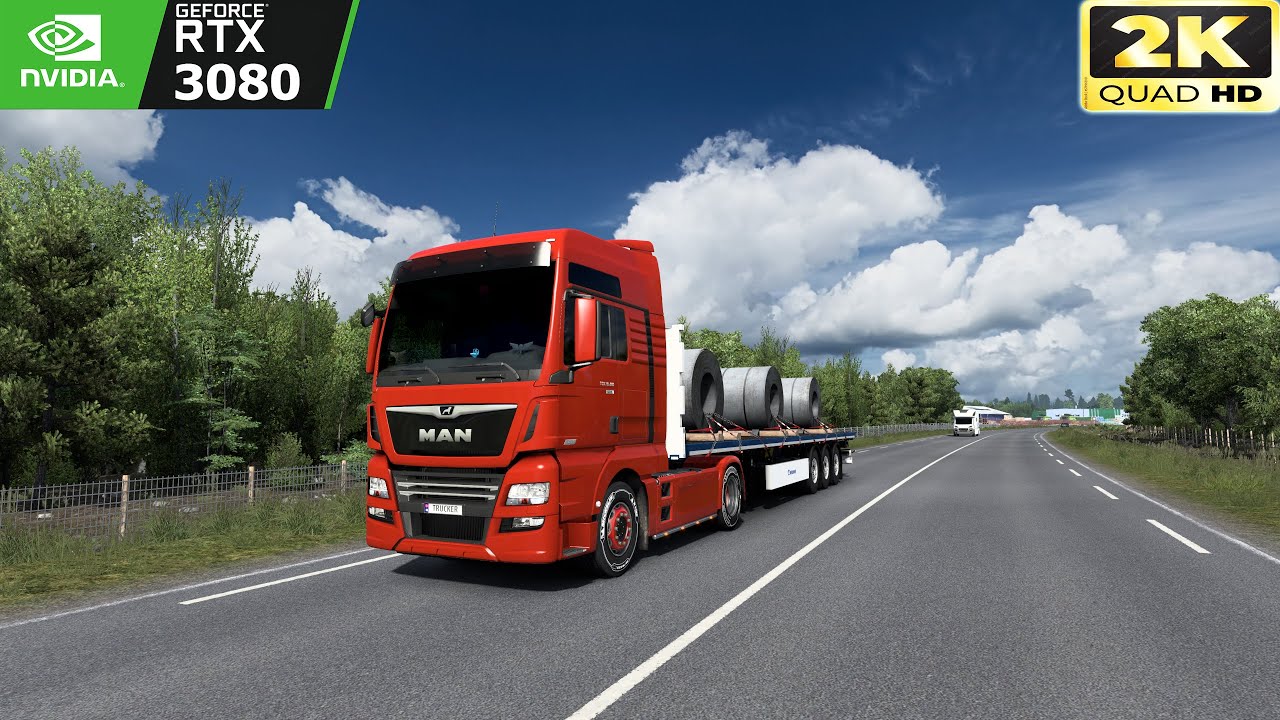 Euro Truck Simulator 2 MAN TGX Euro 6 640 | JBX Graphics 2 Gameplay ...