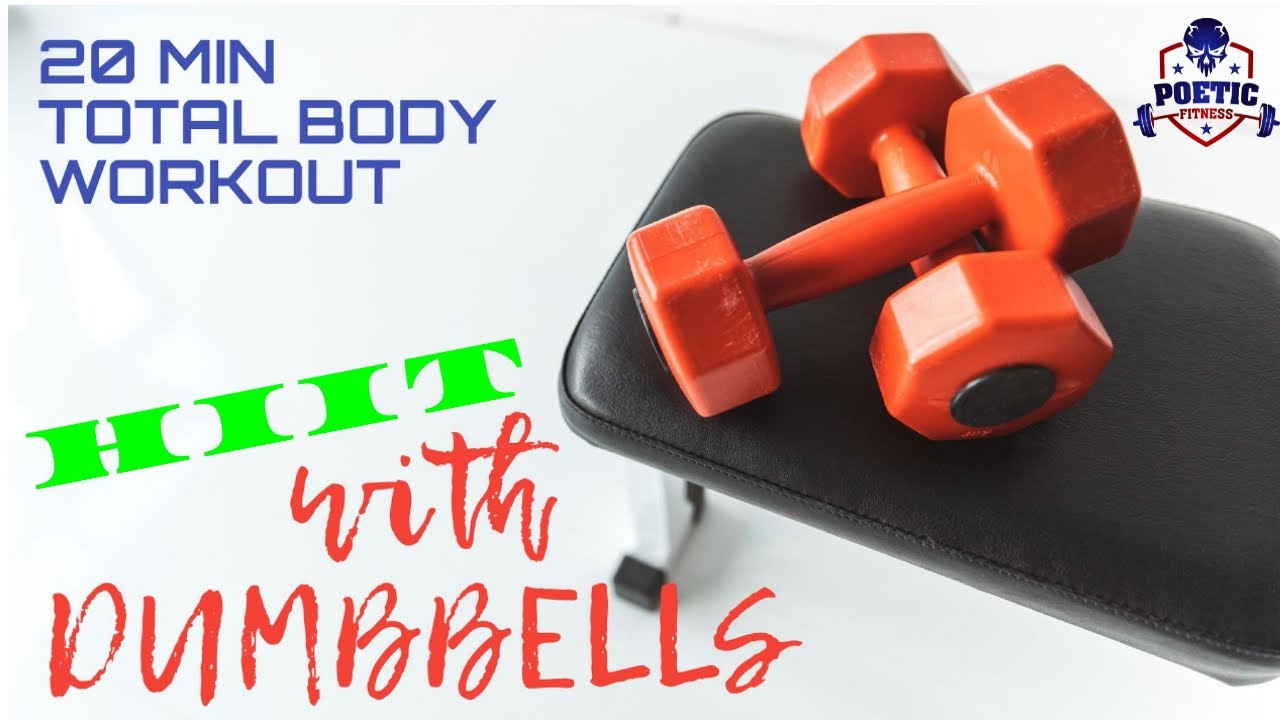 20 Minute At Home HIIT Dumbbell Workout - YouTube