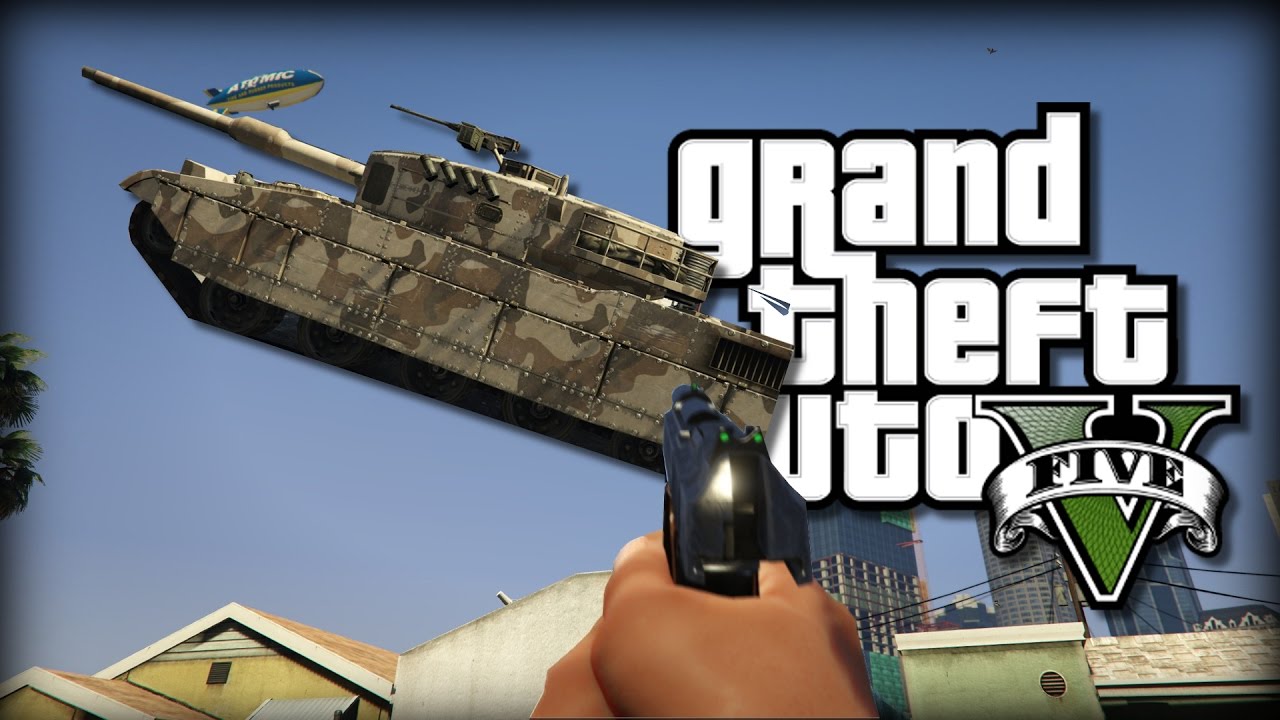 RIDICULOUS CAR SHOOTING GUN | GTA 5 Mod Showcase - YouTube