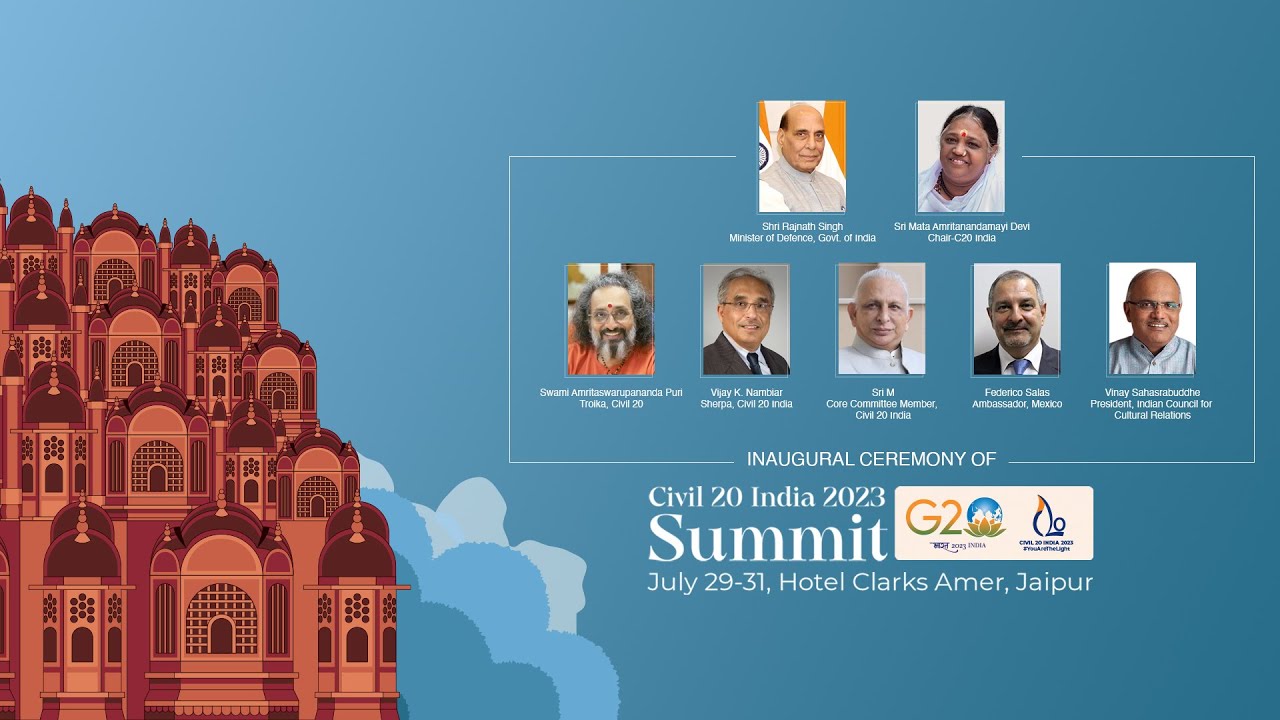 Civil 20 India 2023 Summit: Inaugural Program - YouTube