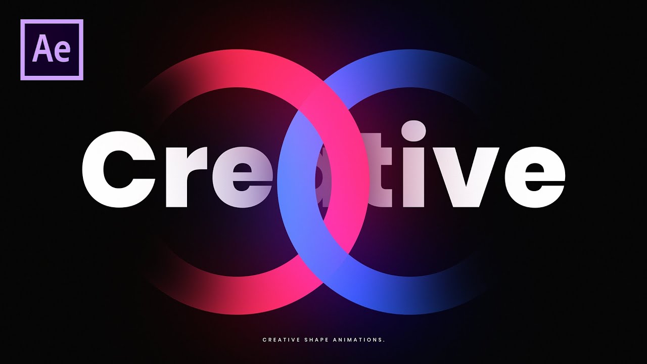 Typography Shapes Motion Graphics in After Effects - After Effects ...