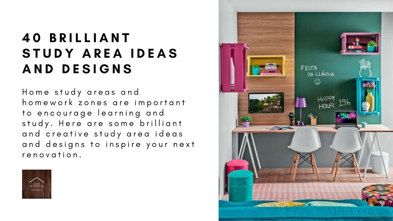 40 Brilliant Study Area Ideas and Designs - YouTube