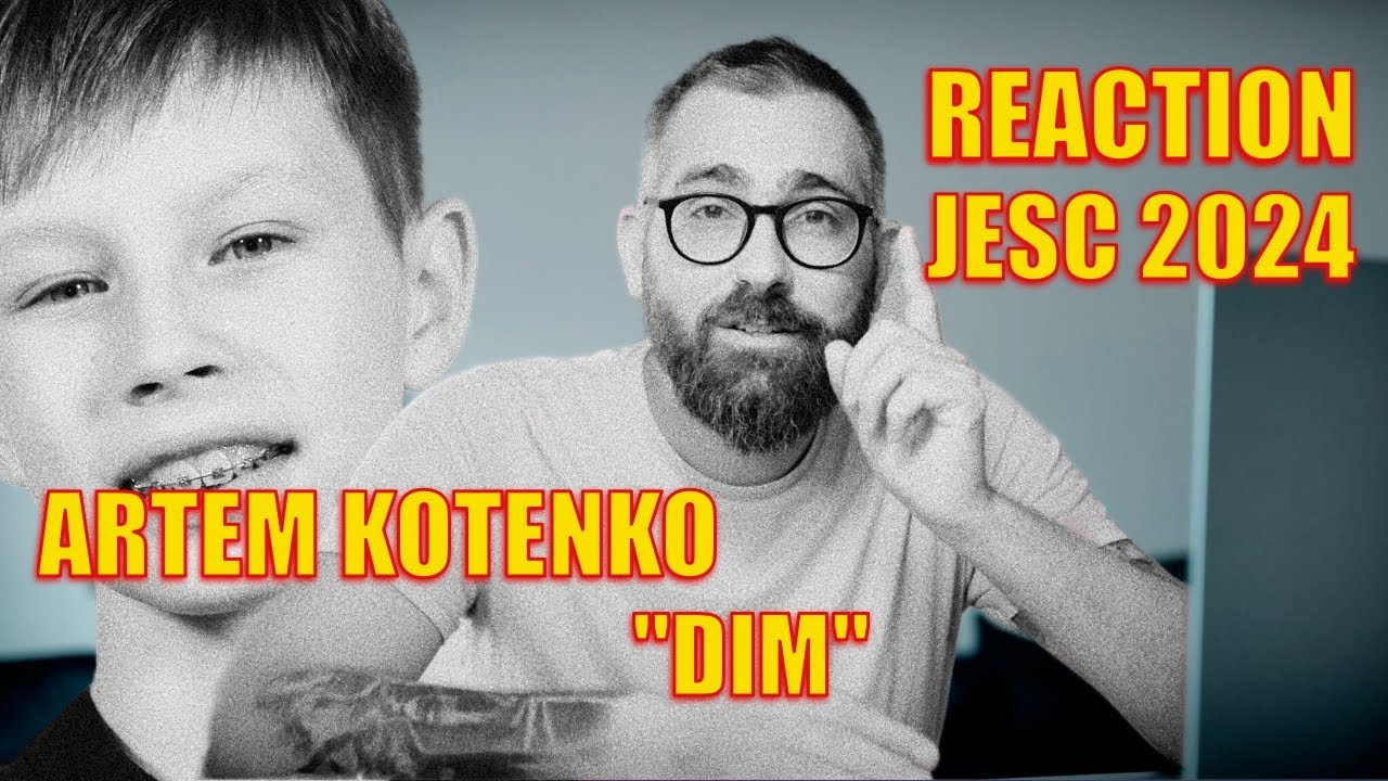 Reaction to Artem Kotenko "Dim" | JESC 2024 | Ukraine - YouTube
