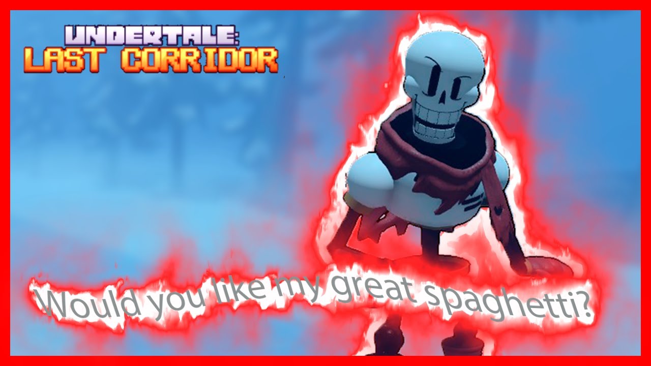 Undertale: Last Corridor Papyrus Remodel + Remodel Map Gameplay Roblox ...