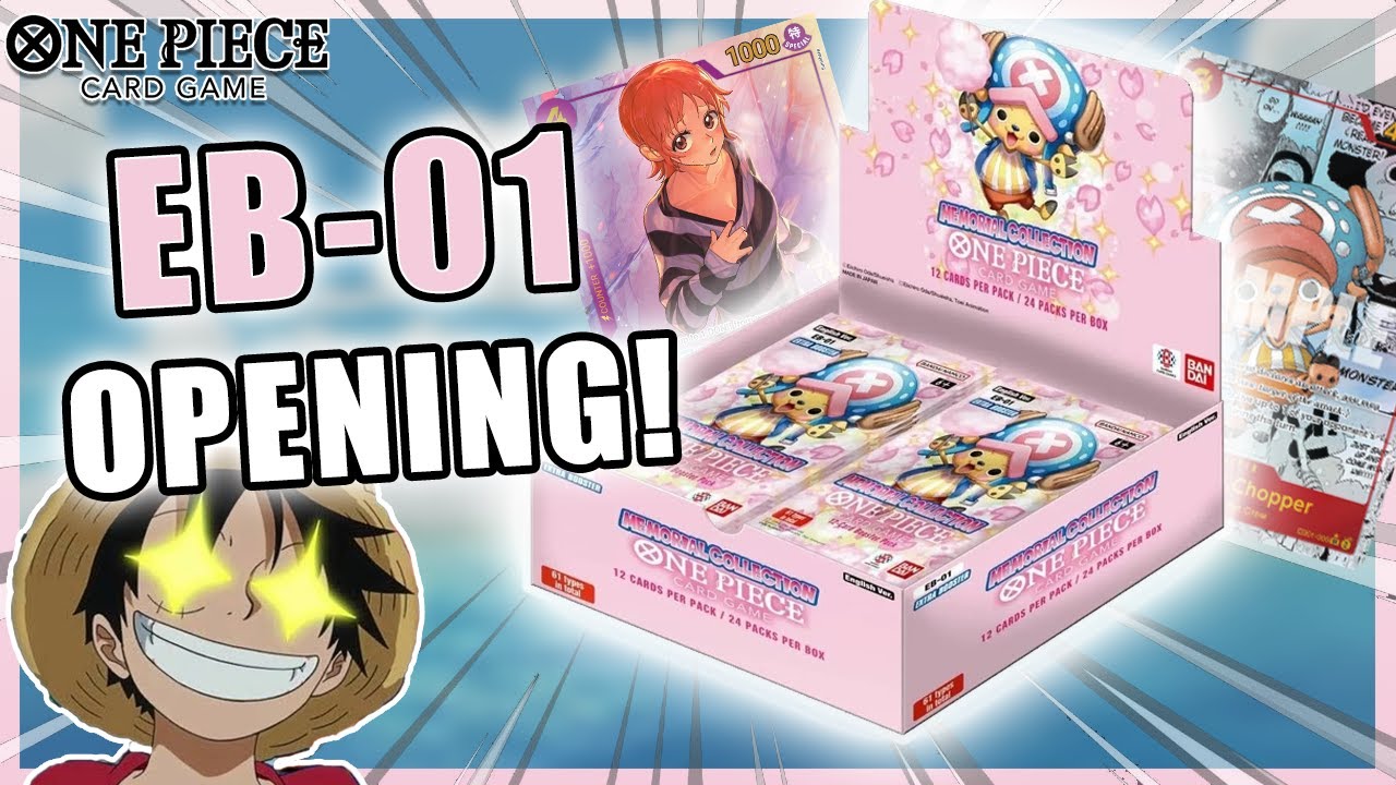 FINALLY OPENING ONE PIECE EB-01! (One Piece TCG EB-01 Memorial ...