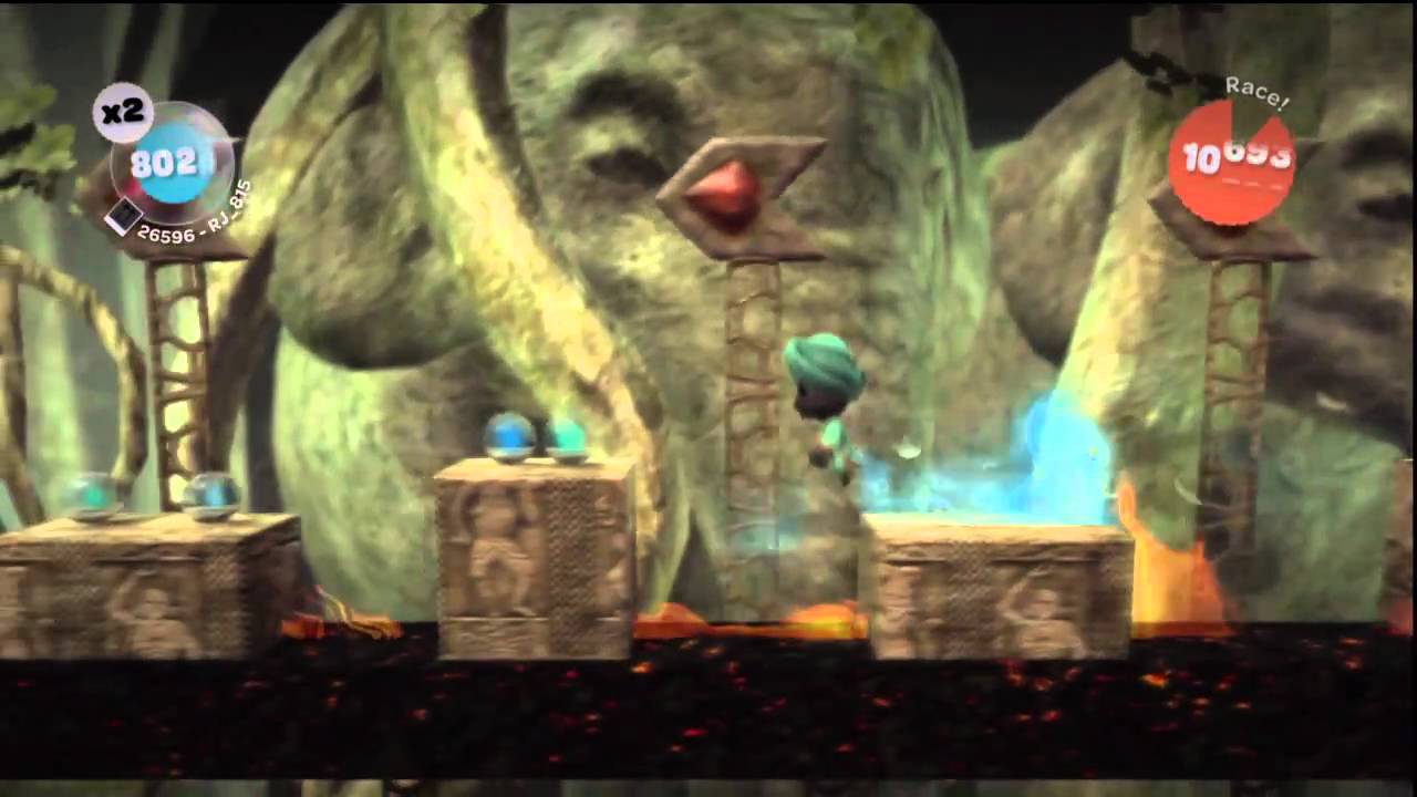 LittleBIGPlanet (720p HD) Walkthrough Part 73 - Fire Pits - Score ...