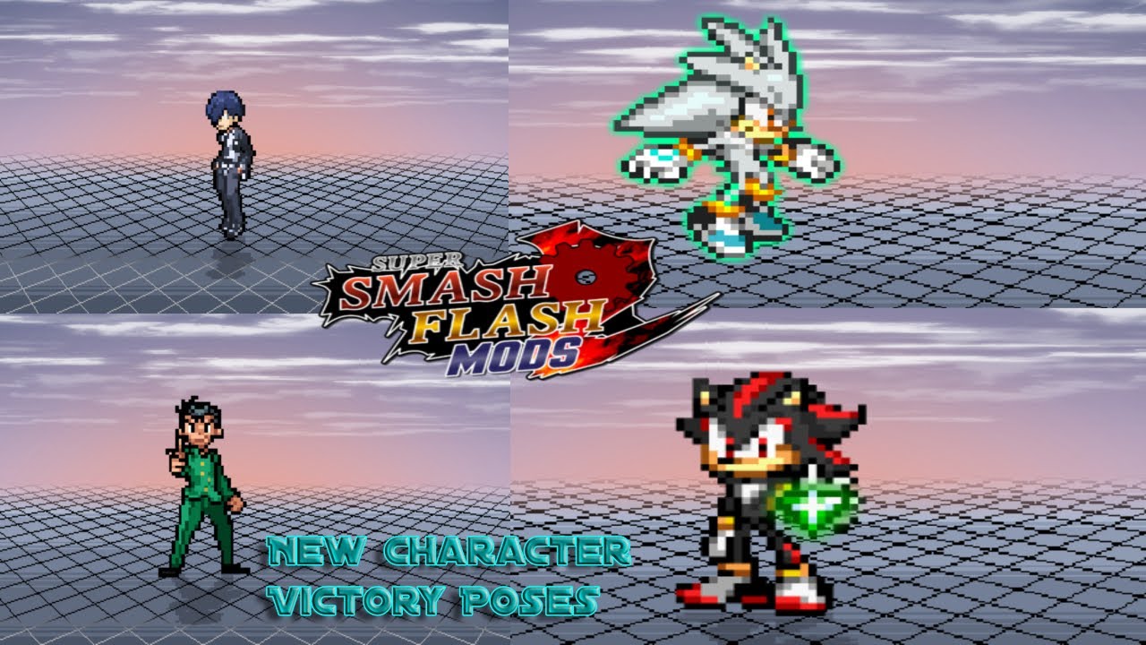 All Victory Poses For the New Characters in SSF2 Sandbox Patch 5 - YouTube