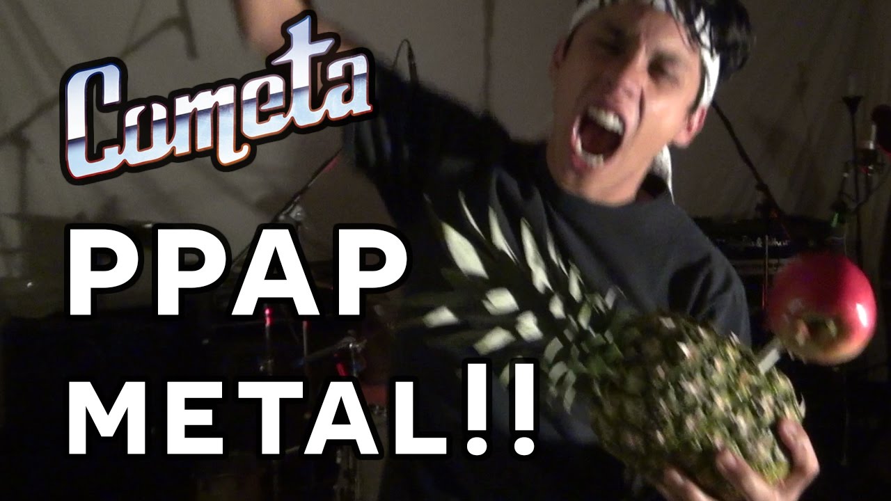 PPAP Funny Pen Pineapple Apple Pen Metal Cover - YouTube