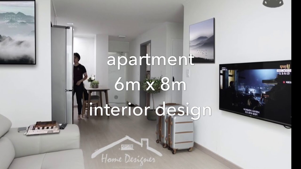 apartment 6m x 8m interior home design 주공아파트 인테리어 - YouTube