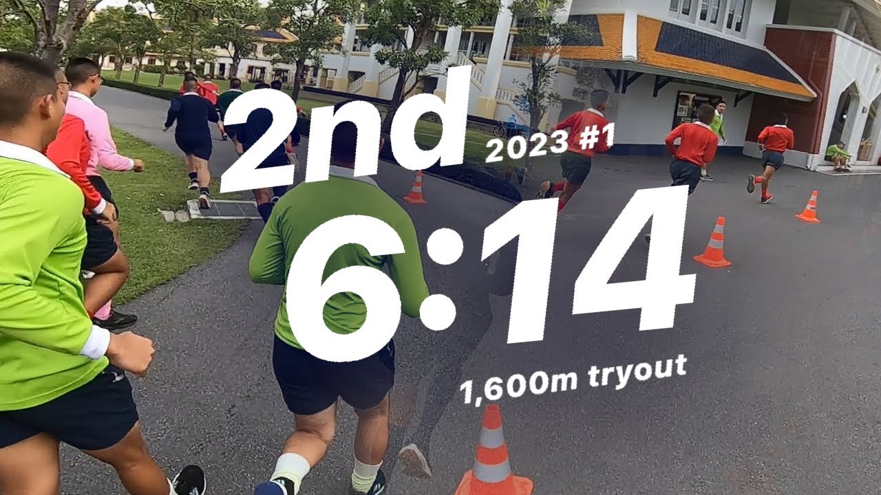 1,600m running tryout 2023 #1 [1080p60] [RAW VIDEO] DUO ️@paopoppap ...