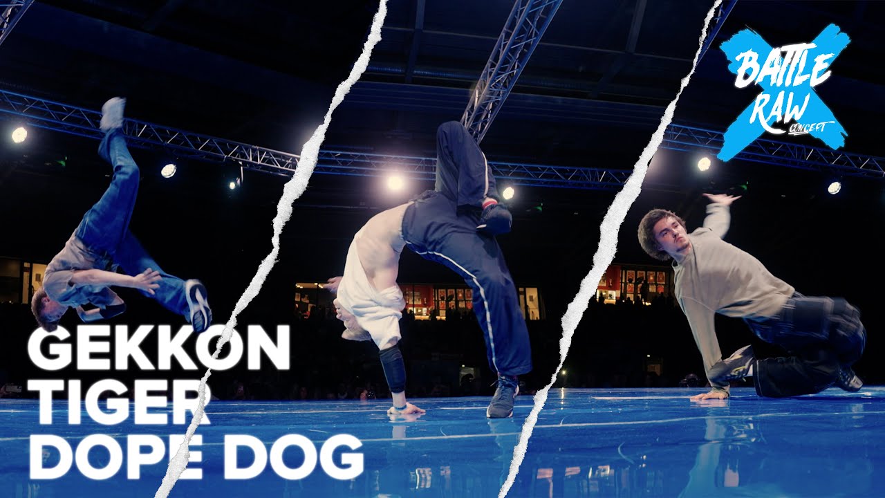 Bboy GEKKON, TIGER & DOPE DOG at Battle Raw Concept 2025 - YouTube