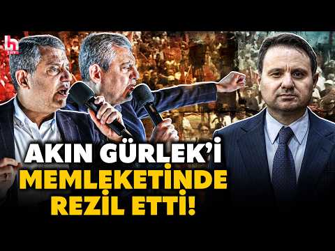 AKIN GÜRLEK BU SÖZLERDEN KAÇAMAZ! Özgür Özel'den ortalığı yakacak sözler! Memleketinde yuhalattı!