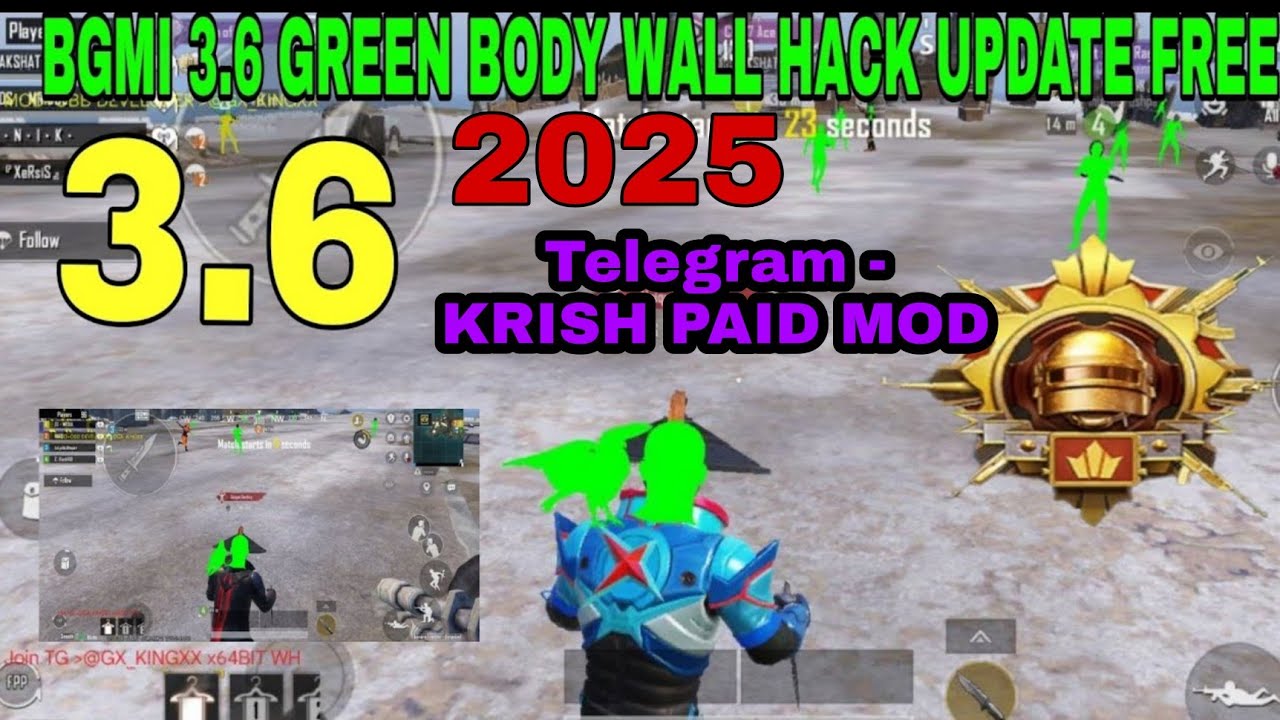 BGMI GREEN BODY CONFIG 3.6 | BGMIGREENBODY WALLHACK | BGMI 3.6 CONFIG ...