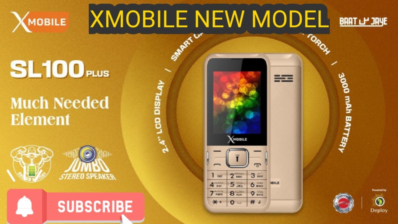xmobile sl100 | Xmobile new model | xmobile SL100 plus - YouTube