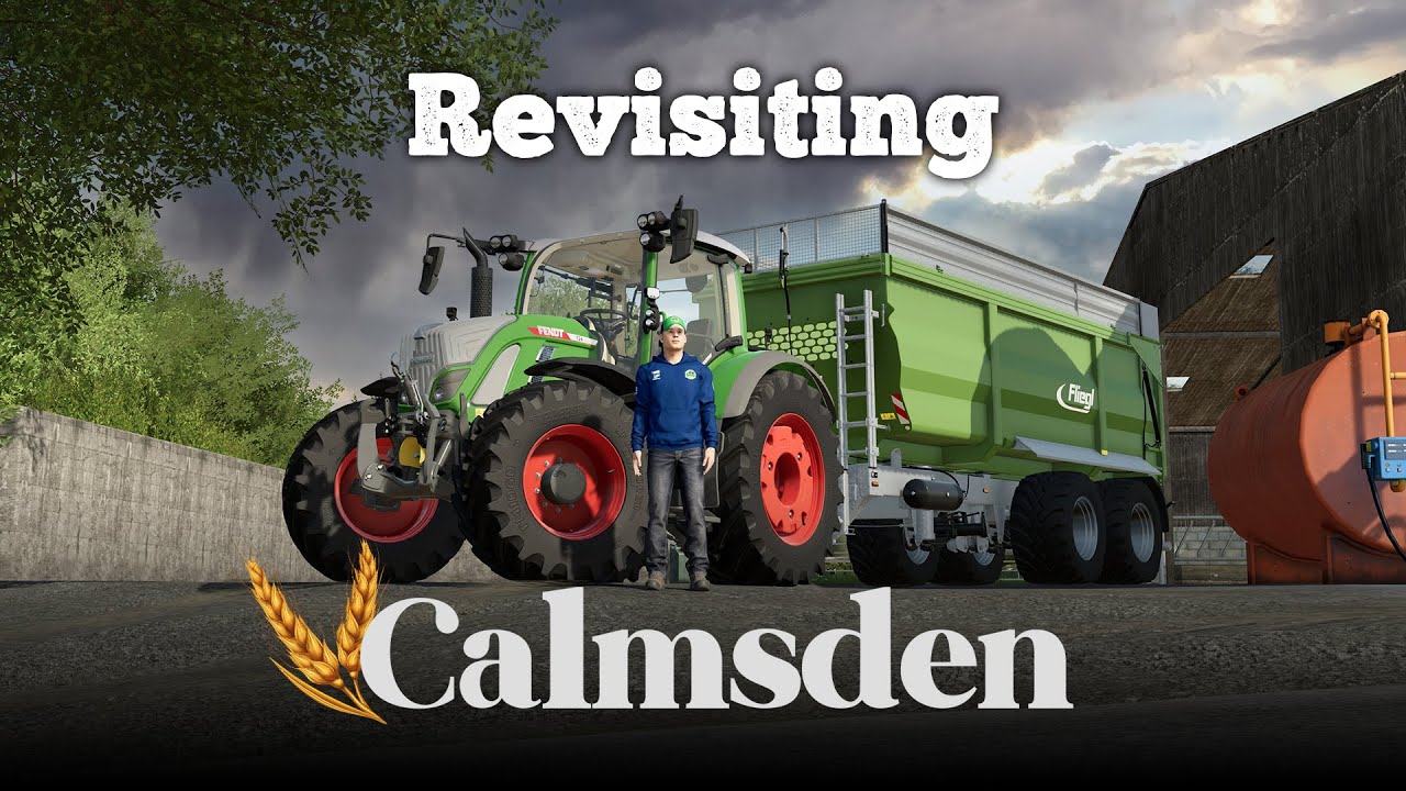 🔴 LIVE - Revisiting Calmsden - Best Maps of Farming Simulator 22 - YouTube