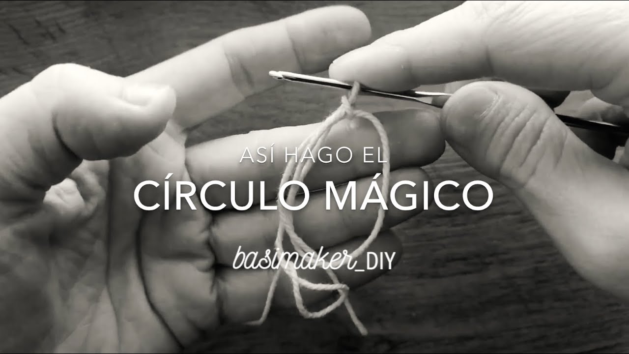 Círculo mágico de crochet DIY, tutorial anillo mágico, magic ring - YouTube