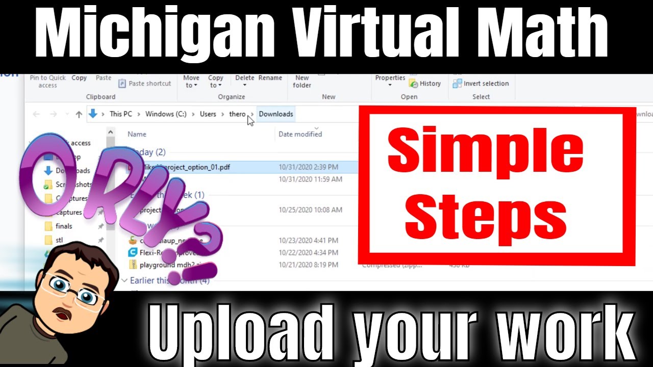 Simple Steps to Submit your Math | Michigan Virtual in Minutes - YouTube