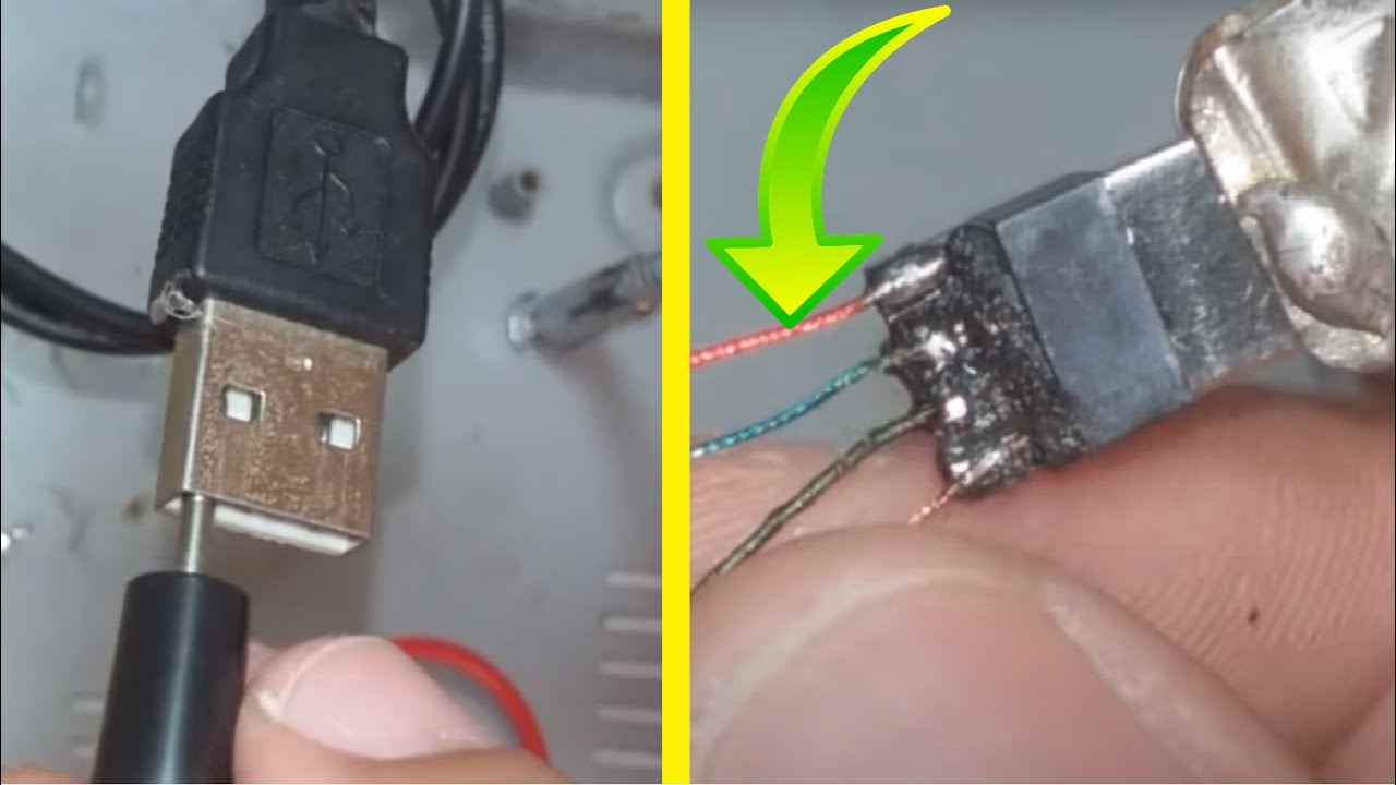Como fazer adaptador de mini USB para micro USB - YouTube