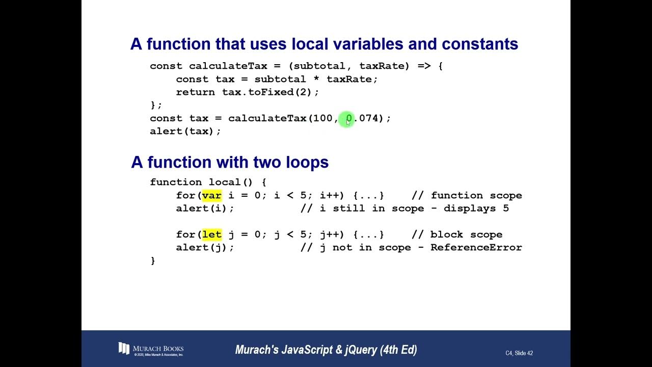 JS Global, Local, & Block Scope - YouTube