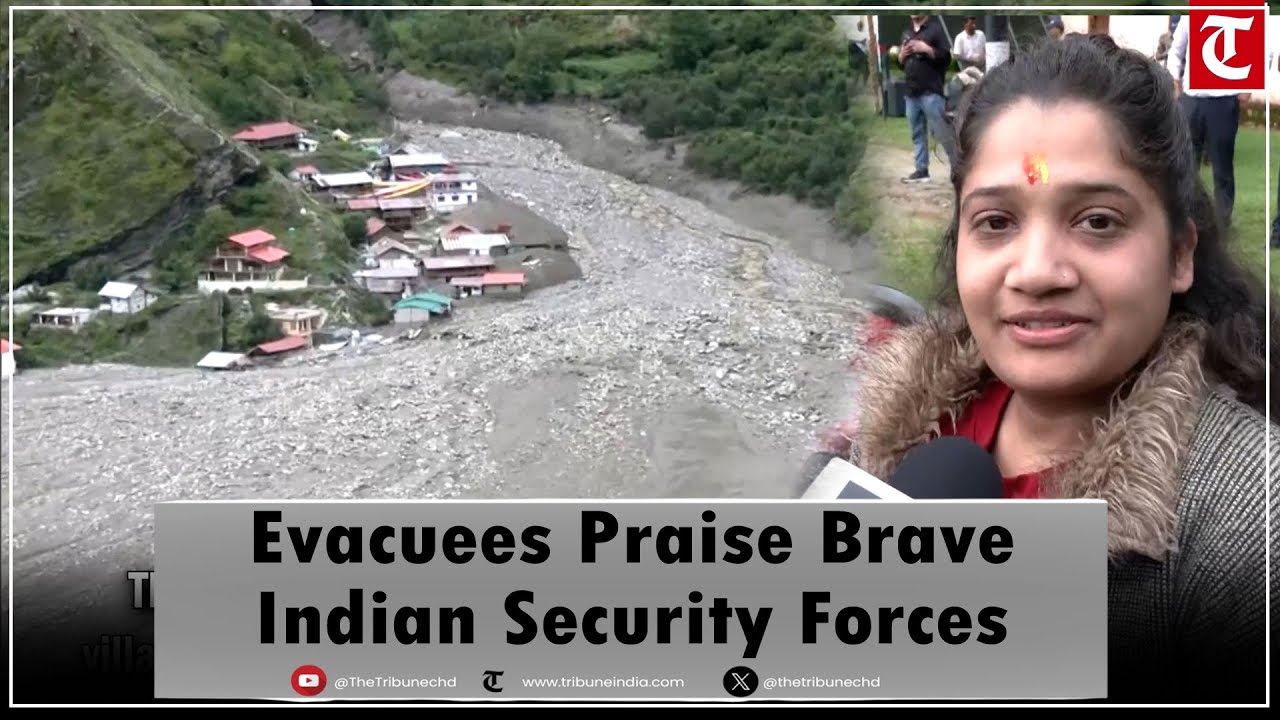 Uttarkashi Cloudburst: Evacuees Thank Security Forces for Heroic Rescue - YouTube