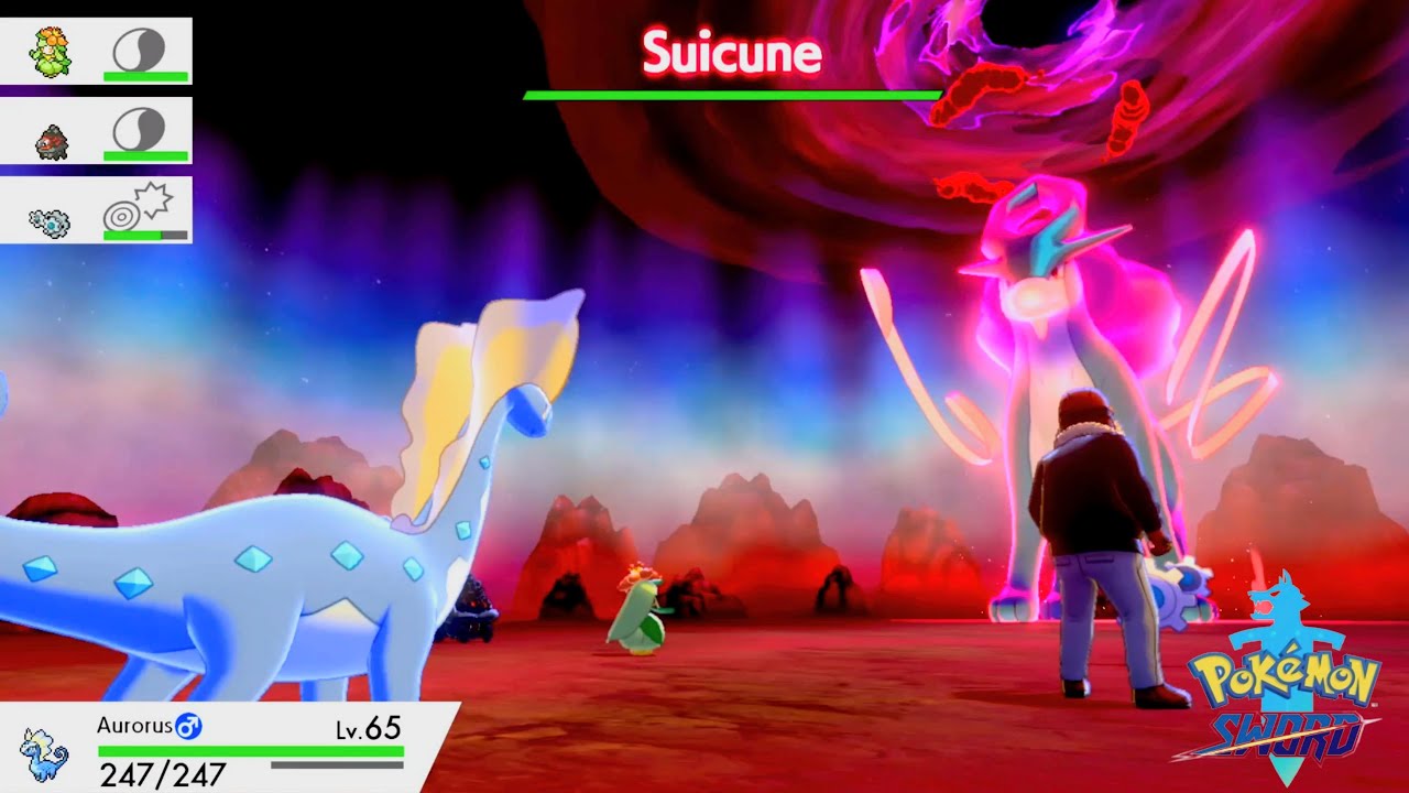 Pokémon Sword & Shield: Back to Max Lair, Use Blaziken & Aurorus, Catch ...