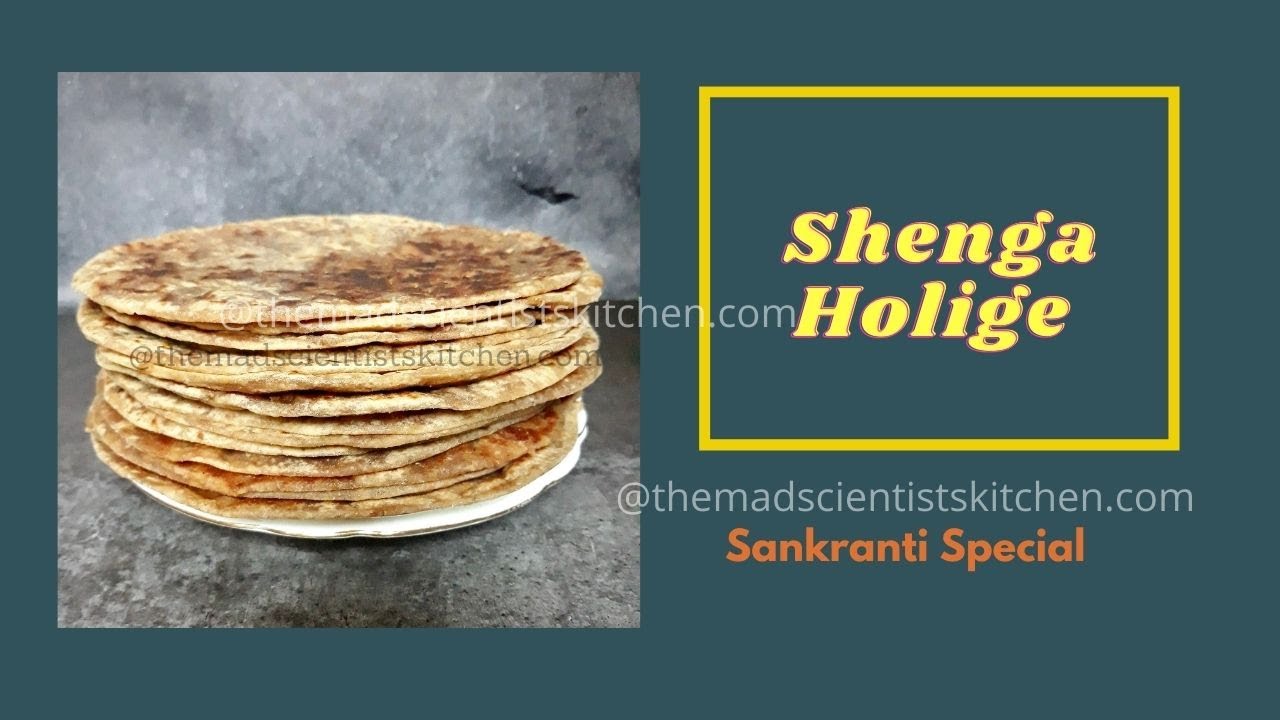 Shanga Holige Recipe |Peanut Stuffed Sweetened Flatbread Recipe - YouTube