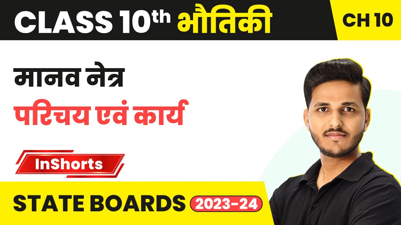 Human Eye (मानव नेत्र) - मानव नेत्र तथा रंग बिरंगा संसार | Class 10 Physics Chapter 10 |State ...