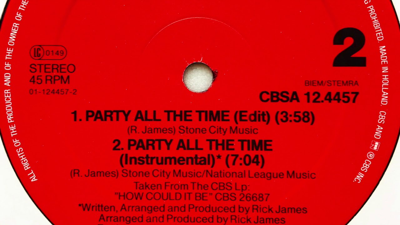 Eddie Murphy • Party All The Time (Edit) (1985) - YouTube