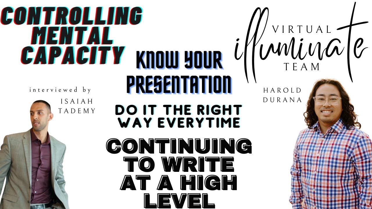 Mental Capacity, Knowing your Telesales Presentation and Writing at a ...