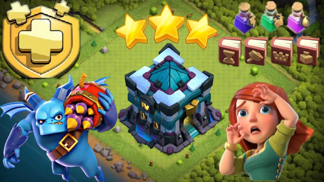 Townhall 13 minion prince full max base destroy attack strategy in ...