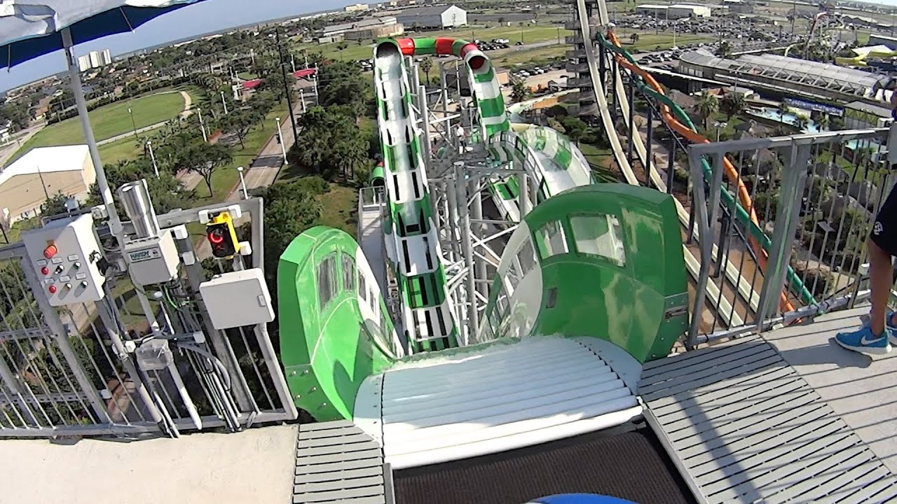 Massiv Water Slide at Schlitterbahn Galveston - YouTube