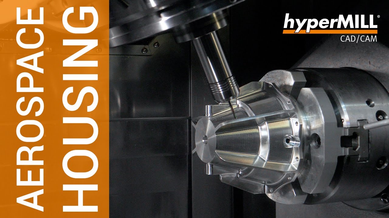 hyperMILL TURN-MILL Machining: Aerospace Housing | Showpart EMO 2025 ...