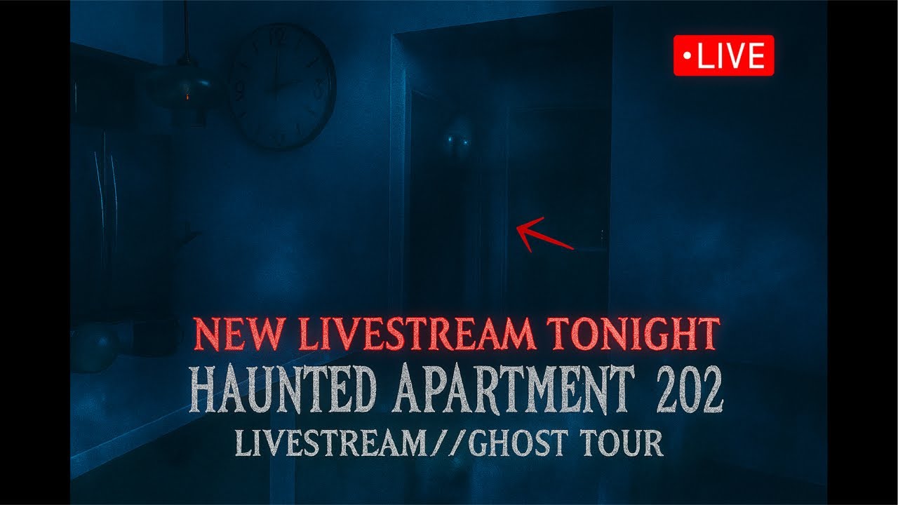 HAUNTED APARTMENT 202: LIVESTREAM GHOST HUNT & TOUR! - YouTube