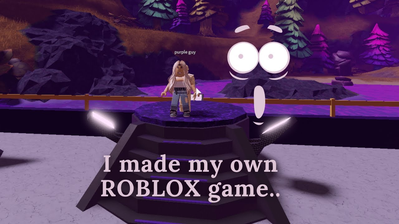 I cant believe I made my very FIRST ROBLOX GAME!!! - YouTube