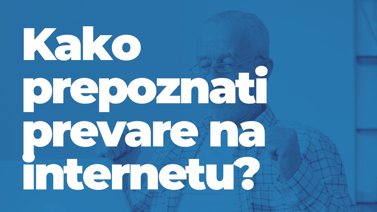 Kako prepoznati prevare na internetu? - YouTube