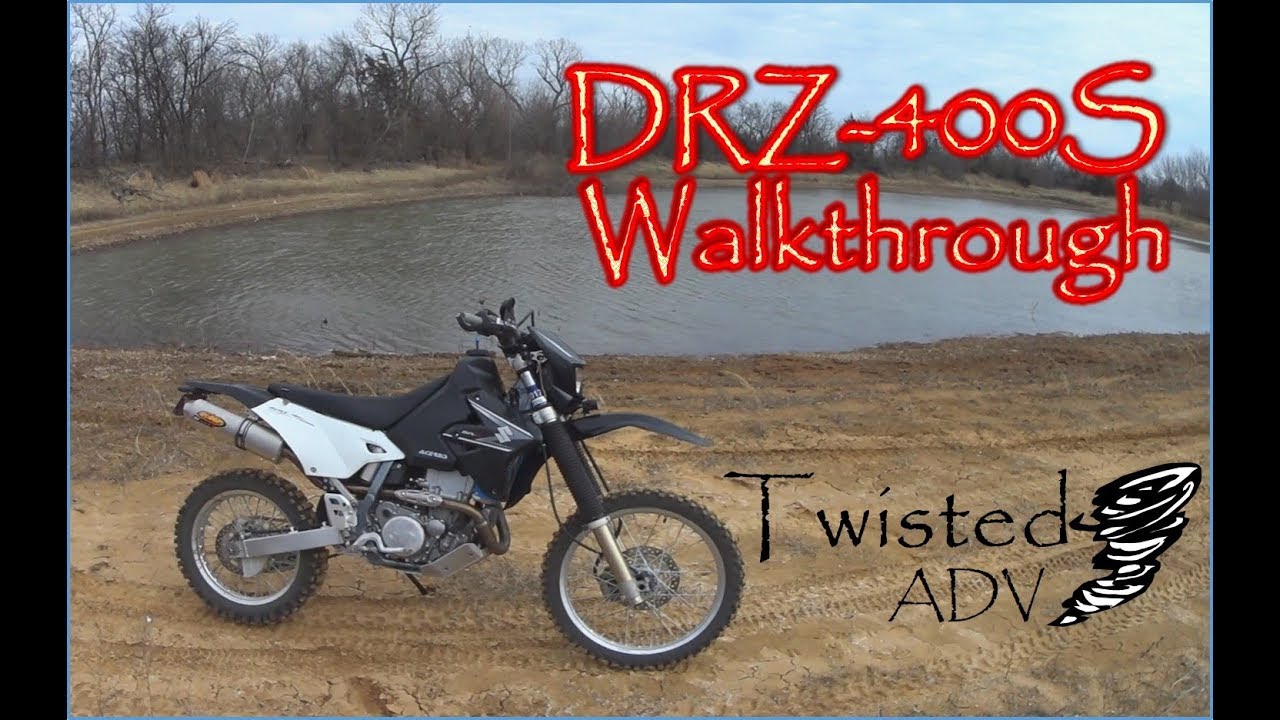 DRZ 400S Twisted ADV Modifications - YouTube