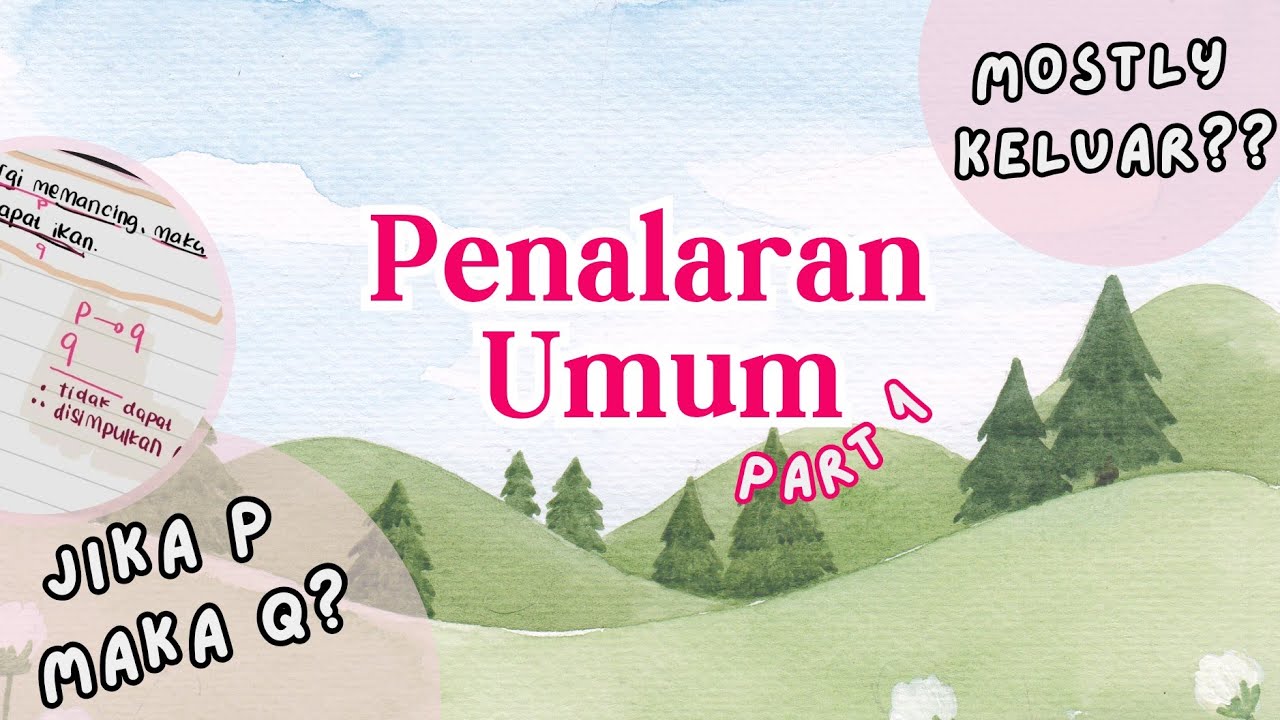 Penalaran Umum Part 1 || Rumus Premis Dasar SNBT - YouTube