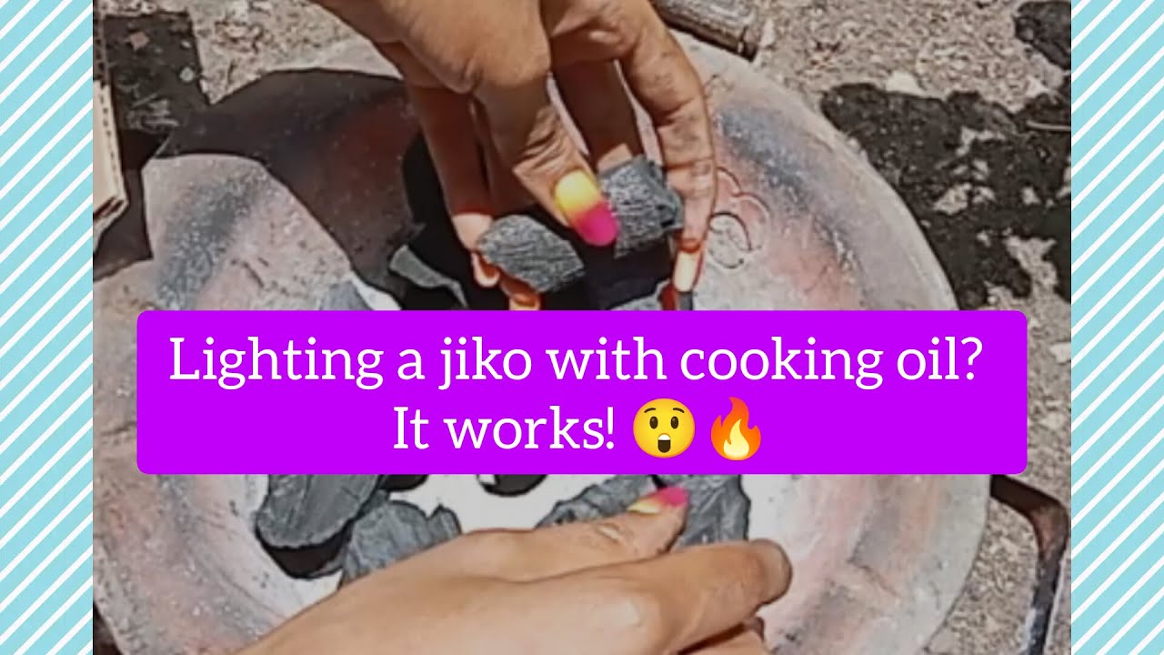 How to light a jiko fast - YouTube