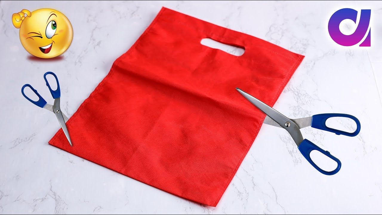 Best use of waste Carry bag | reuse plastic bag | Room decor 2024 ...