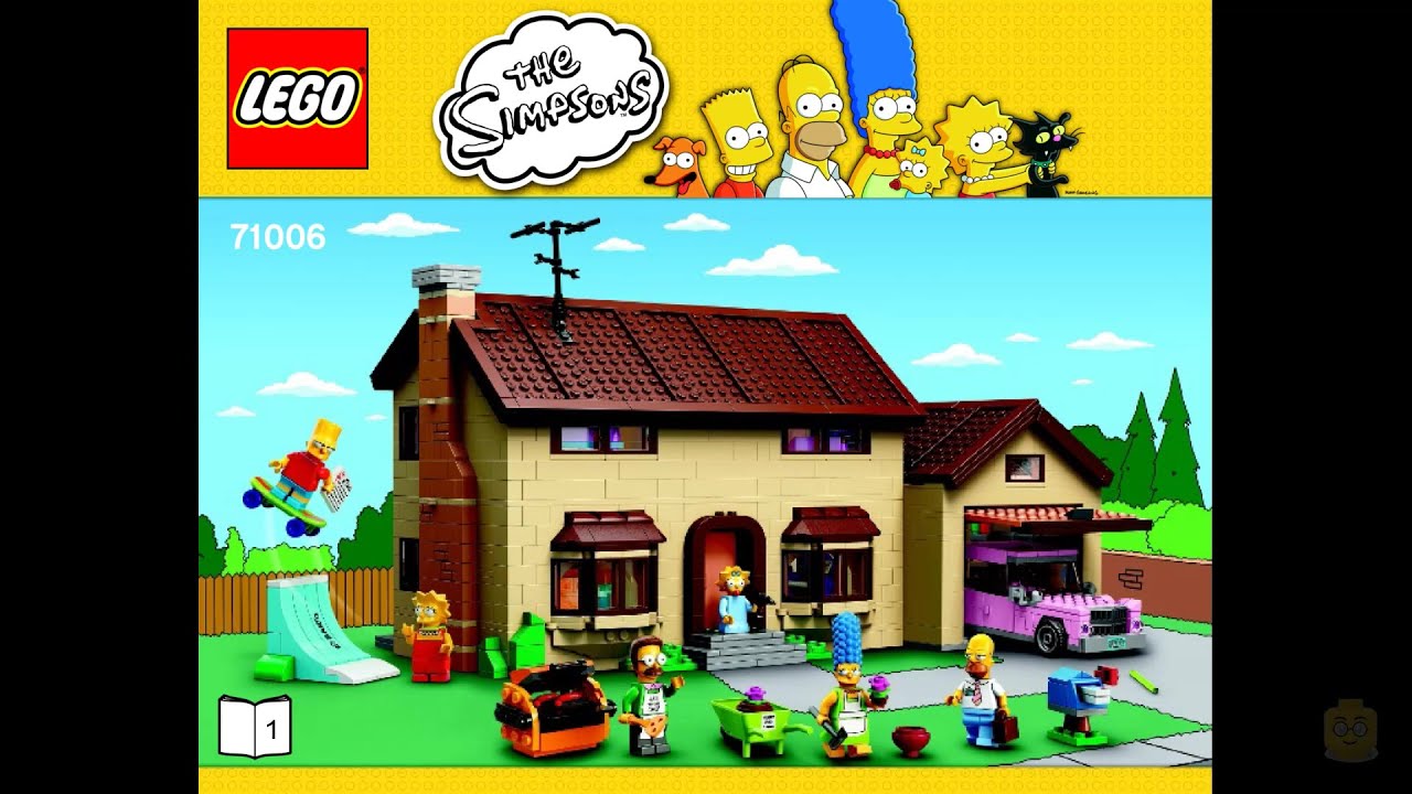 LEGO The Simpsons 71006 - Complete The Simpsons House Instructions ...