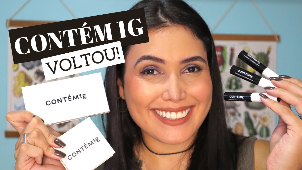 NOVA CONTÉM 1G - TESTANDO OS PRODUTOS - YouTube